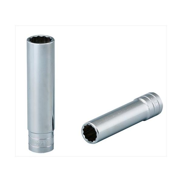 ●差込角（sq.）：12.7●サイズ（inch）：9/16●ソケット部外径（D1；mm）：20●差し込み部外径（D2；mm）：22●深さ（H；mm）：17●全長（L；mm）：90●最大深さ（ｌ；mm）：74●質量（g）：138●面接触タイプ...