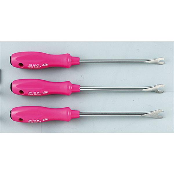 ●重量（g）：370●国産車のドア・バックドア・クォータパネル・フロア等の内張りに最適です。●クリップクランプツールストレートタイプ3本組セットです。●自動車の内張り及びクリップの取外しに。【セット内容】ストレート小（AP20-6B）、スト...