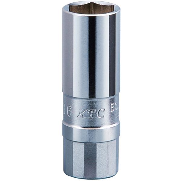 ●差込角(sq.)：9.5●六角サイズ(S；mm)：20.8●ソケット部外径(D；mm)：26.5●全長(L；mm)：62●重さ(g)：170●プラグレンチと一目で分かる新デザインを採用しています。●スパークプラグが落下しないマグネット付で...