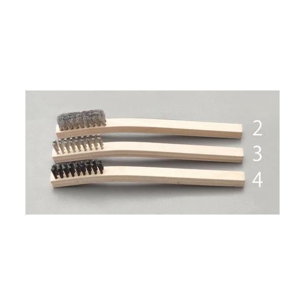 "●行数…2行●全長…210mm●ブラシサイズ…8×52mm●毛丈…15.8mm●ブラシ材質…アルミ●線径…0.20mm●指の関節を保護するために曲がるように設計された木製ハンドル…やすり、砥石、研磨材、ワイヤーブラシ/ワイヤーブラシ…"