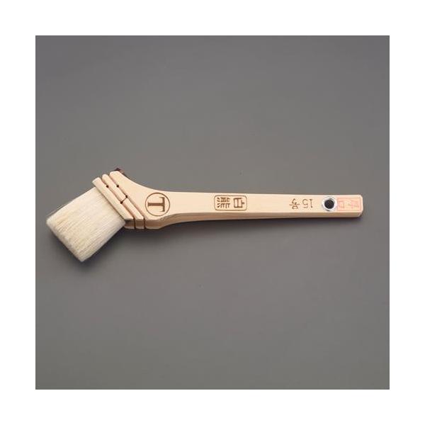 "●用途…ラック・ニス用、家具、建具などの木部の仕上げ塗装に●材質…毛：山羊毛、柄：木●全長…235mm●毛幅…42mm●毛丈…43mm●重量…42g●号数…15号●玉厚…19mm…板金・石工・左官・大工・内装・塗装・ガラス道具/(塗装用)...