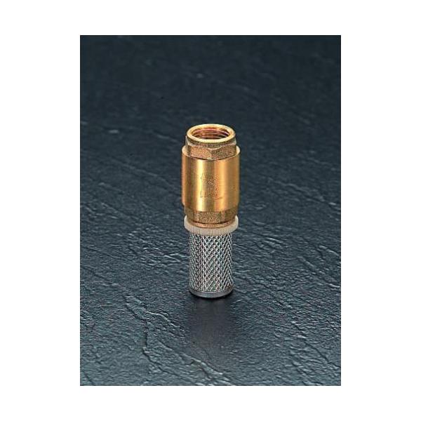 "●ねじサイズ…1/2"G●長さ…90mm●耐圧…1.6MPa●材質…本体：真鍮スプリング：ステンレスパッキン：ニトリルゴムストレーナー：ステンレス、ナイロン●適応流体…水●重量(g)…110●本商品は、一方向の水の流れを遮断するものです。...