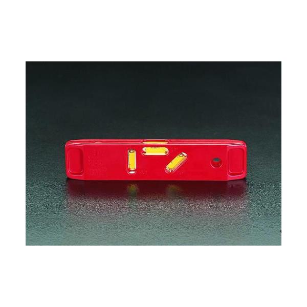 "●サイズ…200×42×17mm●全長…200mm●材質…プラスチック●重量…100g●精度…1.0mm/m●0°、45°、90°気泡レベル付●マグネットストライプ付…測定工具/建築関連測定…"