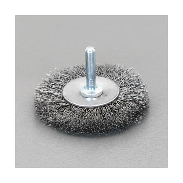 "●サイズ…外径：65mm線径：0.3mm幅：8mm●最大回転数…3,000rpm●軸径…6.0mm●材質…スチール●全長…35mm●軸長…25mm●【注意】・作業をする時は必ず保護メガネやフェイスシールドを装着して目の安全を確保してくださ...