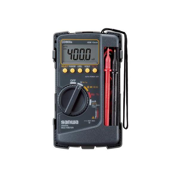 "●メーカー…三和電気計器（sanwa）●型番…CD800a●仕様…本体●動作方式…&amp;Delta;-&amp;Sigma;方式●交流検波方式…平均値方式●レンジ切換…オート及びマニュアル(一部マニュアルまたはオートのみ)●使用環境条...