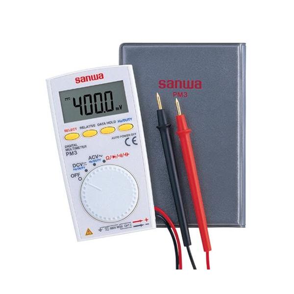 "●メーカー…三和電気計器（sanwa）●型番…PM3●動作方式…&amp;Delta;-&amp;Sigma;方式●交流検波方式…平均値方式●レンジ切換…オートレンジ●使用環境条件…高度2000m以下 ・ 環境汚染度&amp;#8545;...