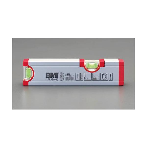 "●全長…200mm●精度…0.5mm/m●精度（反転時）…0.5mm/m●重量…220g●断面サイズ…22x50mm●マグネット付●アルミ製…測定工具/建築関連測定…"