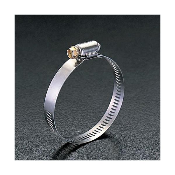 "●バンド幅…12.7mm●適合直径…21〜44mm●入数…10●材質…バンド：SUS301、スクリュー：スチール●六角(−)ねじ…5/16”(8mm)●厚み…約0.6mm●万能工業用●ウォームの歯3枚を持つ六角ネジがバンドの溝をしっかりと...