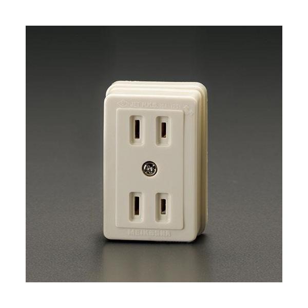 "●メーカー…明工社●型番…MR2741W●定格容量…15A 125V●差込口…2個●外形サイズ(mm)…48×72×29.5(D)●適用電線…&amp;phi;1.6mm・&amp;phi;2.0mm●RoHS対応品…配線部材、配線器具、...