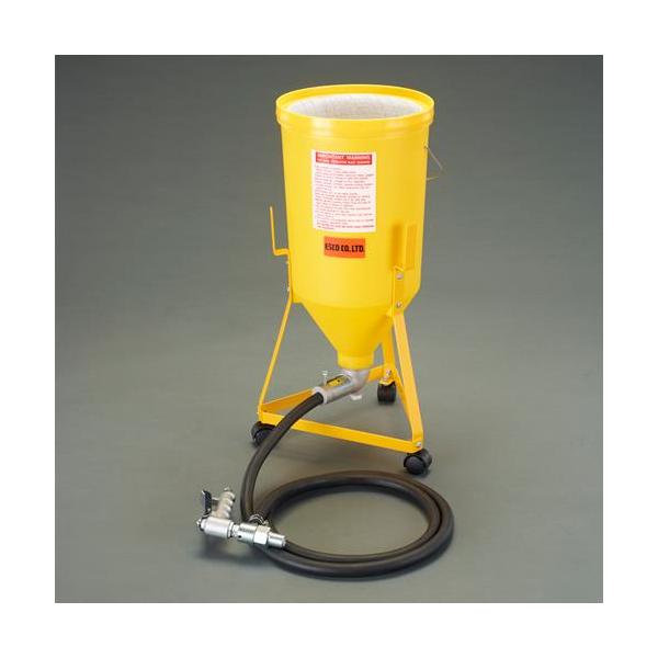 "●使用圧力…0.5〜0.62MPa●エアー消費量…480〜700L/min●使用コンプレッサー…2.2kw●吸入口…Rc(PT)3/8”●サンドタンクサイズ…18.9kg●適応サンド粒度…＃30〜＃180●ノズル径…5/16”(8mm)●...