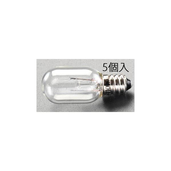 "●分配電盤、電飾用、表示灯用ランプ●口金…E12ベース●中ナツメ球●ガラス球●サイズ…&amp;phi;20×48mm●入数…5個●電圧…220V●消費電力…10W…ライト・照明器具、電球、電池/電球・蛍光灯…"