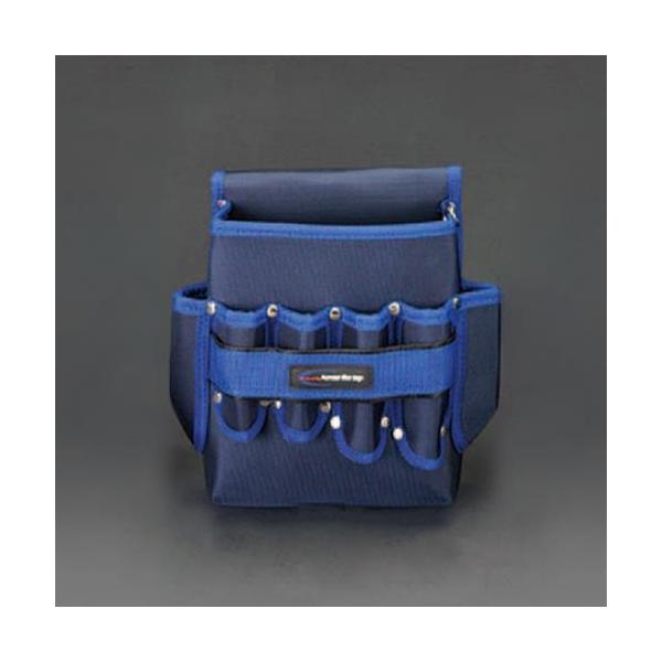 "●材質…ナイロン（1680デニール）・発泡ポリエチレン・PVC●サイズ(mm)…185×100×245(H)●ベルト通し幅…65mm●撥水防水性に優れた腰袋●特長…使用時にダメージを受けやすいポケットの取り出し部分をPPテープで補強。 ポ...