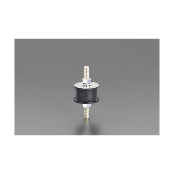 "●ゴム材質…天然ゴム●六角ナット、スプリングワッシャー2個付●高さ…18mm●ねじサイズ…M6×16mm●下方向支持荷重…250N●下方向ばね定数…200N/mm…機械部品/防振ゴム…"