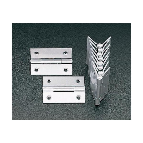 "●サイズ(mm)…A：76、B：41、D：8.0●厚み…1mm●穴径…4.4mm●材質…ステンレス(SUS304)●仕上げ…バレル研磨仕上●穴数…6●入数…2枚●木ねじ付…建築金物及び家具金物(スチール、木材)/家具用…"