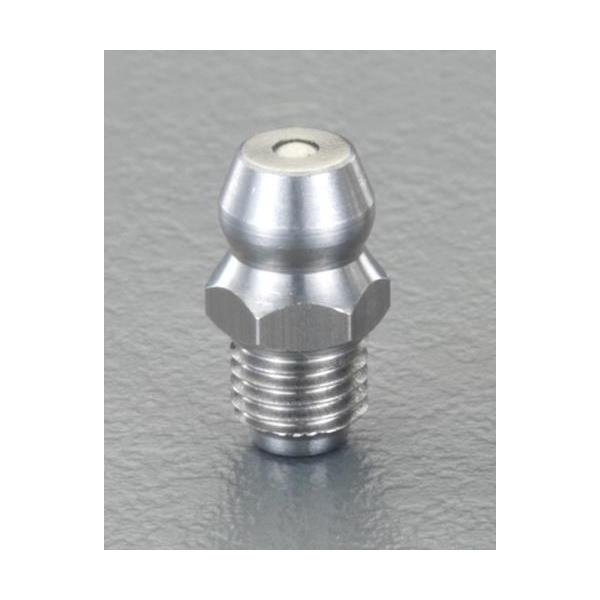 "●ねじサイズ…M6×P1.0●形状…ストレート●材質…本体：SUS303、ボール：SUS304、スプリング：SUS304●全長(H)…13.5mm●ねじ長(S)…5mm●六角対辺…7mm●ステンレス製のため、耐久・耐食性に優れています。●...