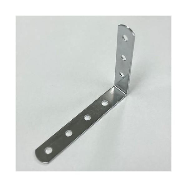 "●材質…スチール(クロムメッキ)●幅…19mm●厚み…2mm●穴径…6.2mm●長さ×長さ…114×89mm●穴数…7(内訳：4+3)●重量…約61.2g●入数…1個●取付ねじ無し…建築金物及び家具金物(スチール、木材)/建物補強用…"