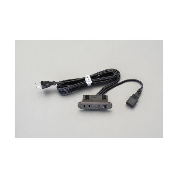 "●定格…15A・125V(1500W)●コンセント…1口●VFFコード●コード長…2m●サイズ…35×90×24mm●本体重量…182g●パッケージ重量…212g●コンセント側：1200W、スイッチ側：300Wまで対応…配線部材、配線器具...