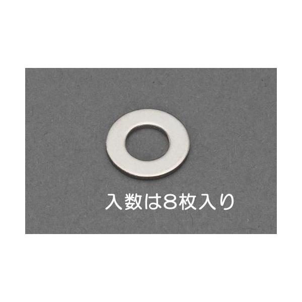 "●材質…チタン●呼…M3●内径×外径×厚み…3×8×0.5mm●入数…8枚●チタンは耐食性に優れ、軽くて強い特性を持っています。純チタンは比重4.51で、鋼の50％、ステンレス鋼の約60％という軽さです。耐食性ではステンレス鋼や銅合金に比...