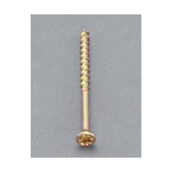 "●半ねじ●材質…鉄鋼線(クロメート)●(＋)特殊フレキ頭●サイズ…太さ：3.8mm、長さ：75mm、頭径：7.5mm、線材径：2.7mm●入数…130本●ＭＤＦ材、ＬＶＬ材の枠組みに最適。●下穴無しで、一発締付。施工性を重視。●十字穴が深...