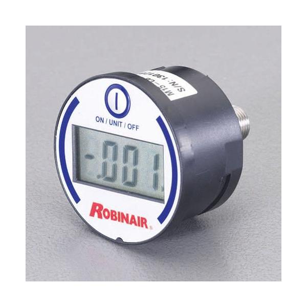 "●メーカー…ロビネア（ROBINAIR）●型番…RDM-2G●圧力範囲…−0.1〜5.0MPa●ゲージ径…&amp;phi;42mm●取付ねじ…1/8”NPT●使用電池…CR2450×1個(付属)●カラー…シルバー●作動可能温度…0℃〜5...