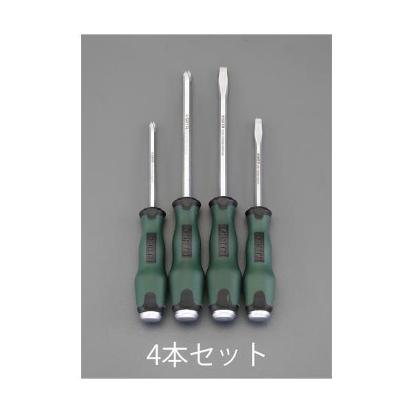 "●メーカー…SATA●型番…※ESCOオリジナルセット品●&amp;lt;セット内容&amp;gt;…4本●プラスドライバー…#2×6mm（軸長：100mm)#3×8mm（軸長：150mm)●マイナスドライバー…6.0×1.2mm(軸長：...