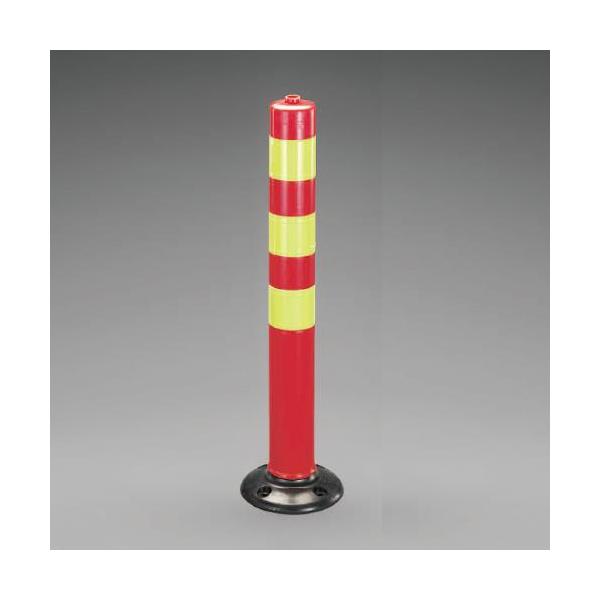 "●本体サイズ…&amp;phi;90×800mm●ベースサイズ…&amp;phi;205mm●カラー…本体：赤、反射板：黄●材質…本体：EVA、ベース：ゴム●ベース固定穴径…&amp;phi;11mm(固定穴は4ヶ所)●反射板幅…70mm...