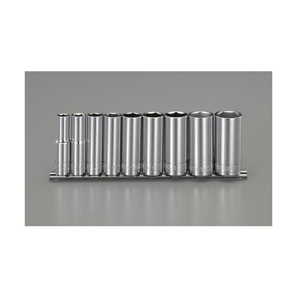 "●メーカー…SATA●型番…※ESCOオリジナルセット品●&amp;lt;セット内容&amp;gt;…9本組み●差込角…3/8”●全長…63.5mm●対辺(インチ)…3/8・7/16・1/2・9/16・5/8・11/16・3/4・13/1...