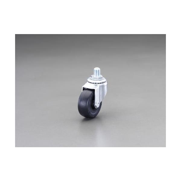 "●メーカー…ナンシン●型番…SEL-100RL M12●材質…金具：スチール（ユニクロームメッキ）、車輪：ゴム●仕様…自在ストッパー無●車輪径×幅…100×25mm●取付高(H)…126mm●ねじサイズ…M12×25mm●ねじピッチ…1....