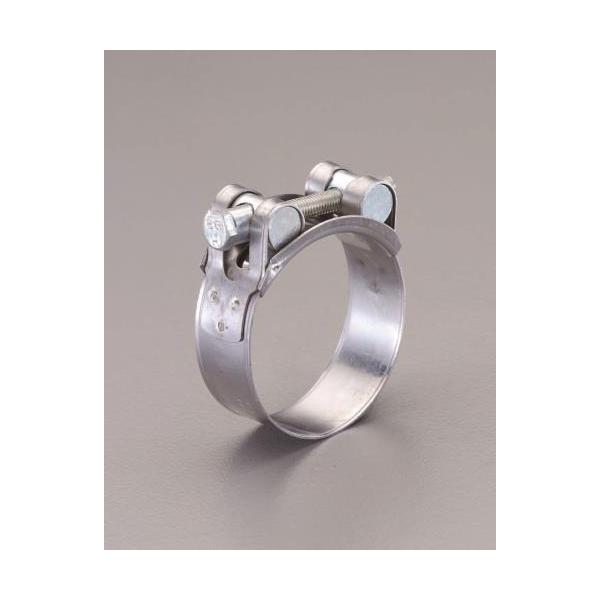 "●材質…バンド：ステンレス、ボルト：スチール●厚み…1.0mm●バンド幅…20mm●適合直径…40〜43mm●入数…1●ネジの部分を外すと開く仕様になっています。…水道、ガス、エアー用配管部材/ホースクランプ…"