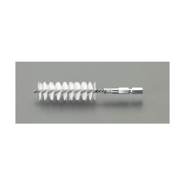 "●軸径…1/4”（6.35mm）●ブラシ長…60mm●全長…115mm●最大回転数…1,200rpm●材質…ナイロン●ブラシサイズ…外径：19mm、線径：0.5mm…電動・エアー工具用先端工具、切削工具/(六角軸)ブラシ、バフ…"