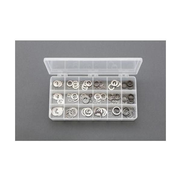 "●ケースサイズ…208×106×35mm●材質…SUS302●ボタンサイズ(mm)…6・8・10・13・16・20(33種・各10枚)●内径×外径(mm)…5×6、6×8、8×10、8×13、12×16、16×20…ボルト、小ねじ、ナット...