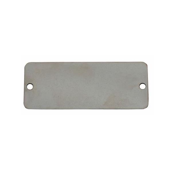 "●材質…SUS●厚さ…0.8mm●サイズ…25×76mm●穴径…3.2mm●穴ピッチ…63mm●入数は10枚入です。…防犯・防災用品、ミラー/刻印・金庫…"