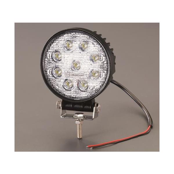 "●電球…27W●コード長…400mm●電源…DC10V〜30V●照明装置…LED球9灯●電線仕様…PVC線●取付ねじ径…M8●明るさ…1700lm●サイズ…&amp;phi;114×58×142(H)mm●重量…0.65kg●屋内・屋外両...