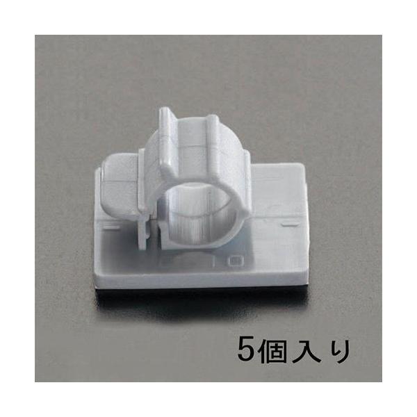 "●適合直径…7〜8mm●ベースサイズ…25×20mm●材質…グレーナイロン66●粘着テープ付●入数は5個入りです。●使用温度範囲…0-50℃…水道、ガス、エアー用配管部材/電線・コード用クランプ…"