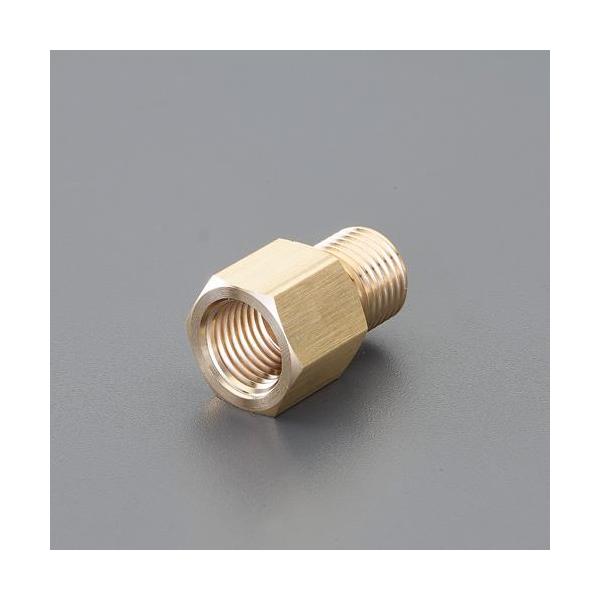 "●メーカー…アソー（ASOH）●型番…NF-4122R●ねじ径…G1/4”×Rc1/4”●内径…7mm●六角対辺…17mm●全長…28mm●使用圧力…6.90MPa●使用温度…−50〜150℃●材質…真鍮（カドミレス材）●RcネジからGネ...