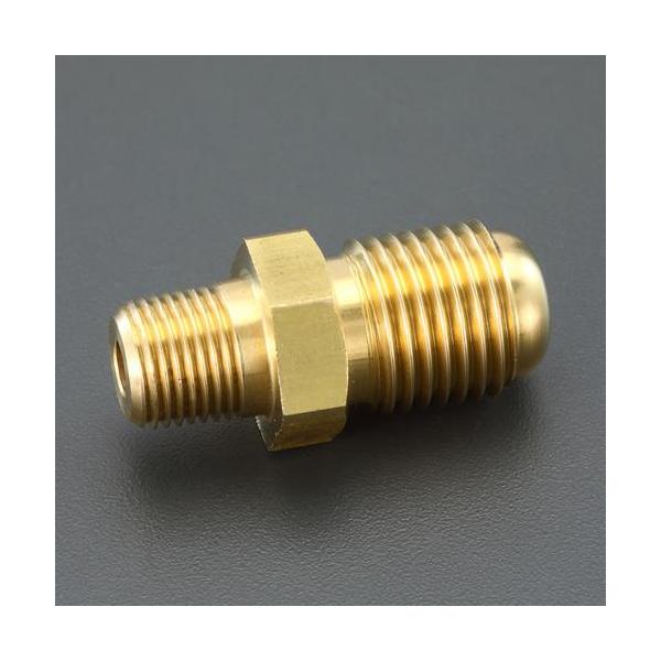 "●メーカー…オンダ製作所●型番…NR-010●適用流体…冷温水・不凍液・油・エアー●使用温度範囲…−20〜120℃●最高圧力…1.75MPa●適合フレアーナット…EA426AW-53●銅管接続用●材質…真鍮●ねじサイズ…G1/4”フレア、...