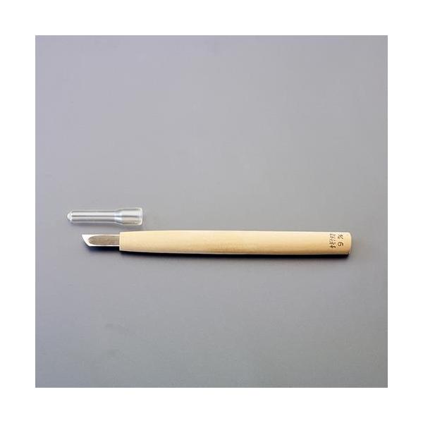 "●全長…212mm●刃幅…7.5mm●形状…ナギナタ型●材質…刃：安来鋼柄：朴●刃が反り返っているため、線を付けやすくなっています。…板金・石工・左官・大工・内装・塗装・ガラス道具/かんな、のみ、彫刻刀、切出しナイフ…"