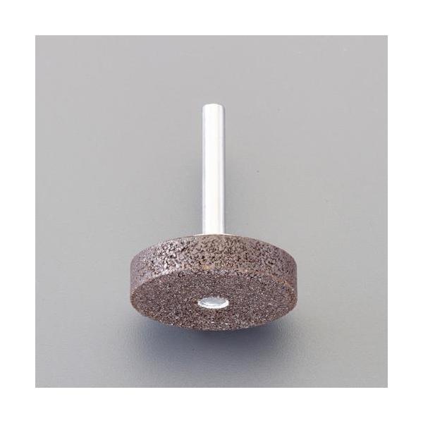 "●直径(mm)…32●高さ(mm)…8●推奨回転数…23,900〜29,800rpm●粒度…#24●軸径…6.0mm●重量…31.5g●適合材質…アルミニウム、マグネシウム、鋼合金●※回転数は被削材に合わせて調整して下さい。…電動・エアー...