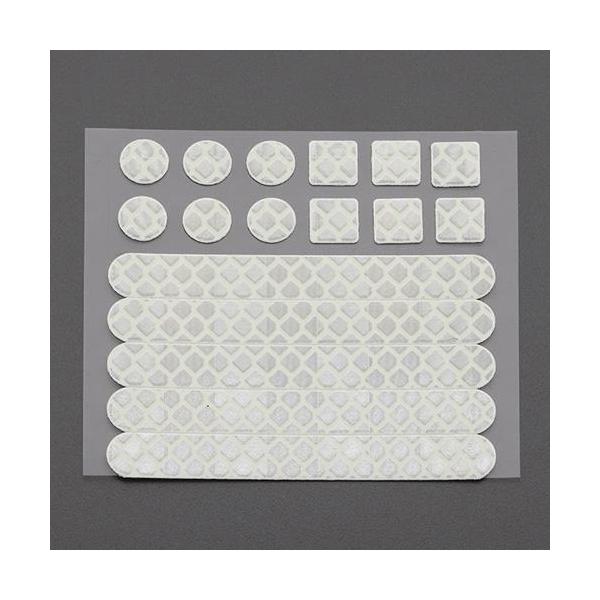 "●サイズ…丸：&amp;phi;10mm×6枚四角：10×10mm×6枚棒：10×80mm×5枚●重量…11g●材質…基材：蓄光材、ポリエステル樹脂　粘着剤：アクリル系剥離フィルム：PP●発光時間…約8時間●JIS規格…JCクラス●使用方...