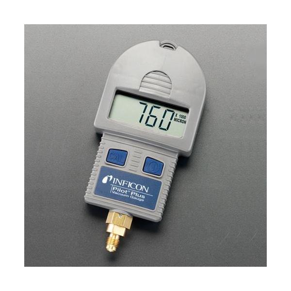 "●電源…9Vアルカリ乾電池×1個（付属）●表示範囲…0〜1Pa●精度…0〜200ミクロン：±10ミクロン200ミクロン以上：±10%（読み値）　●接続径…UNF7/16-20（1/4”フレア）ステンレス合金製ポート●計測方式…ピラニーセン...