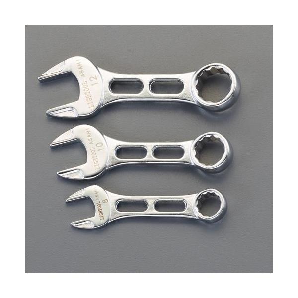 "●メーカー…旭金属工業（ASAHI）●型番…LCWUS30●サイズ(mm)…8・10・12（3本組）●全長(mm)…60・68・76●重量…55g●材質…クロムバナジウム鋼(クロムメッキ)●12ポイント●リング付…スパナ、めがね、ソケット...