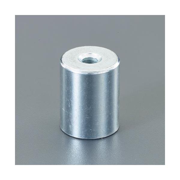 "●吸着力…80(8.0kgf)●サイズ(mm)…&amp;phi;25×35●ねじサイズ…M6●材質…磁石：Alnico5本体：軟鋼(亜鉛メッキ)スペーサー：真鍮●使用温度…220℃以下●重量(g)…250●耐食性に優れています。…マグネ...