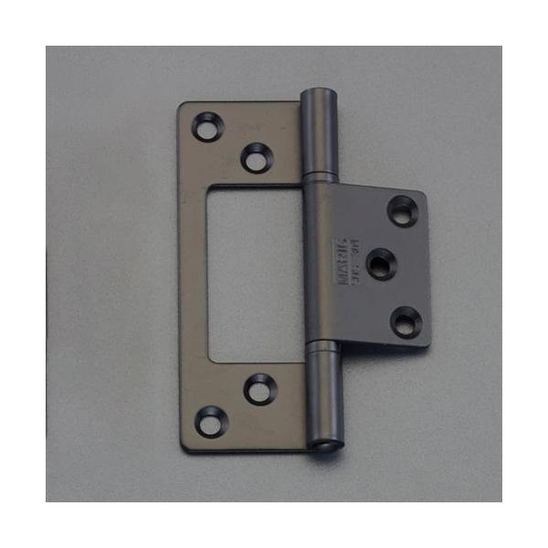 "●全長(mm)…64●幅(mm)…19.4●厚み(mm)…0.9●穴径(mm)…4●穴数…4●材質…ステンレス（SUS304）●付属ねじ…皿木ねじ　2.7×16●マットブラック仕上げ●皿木ねじ付…建築金物及び家具金物(スチール、木材)/家...