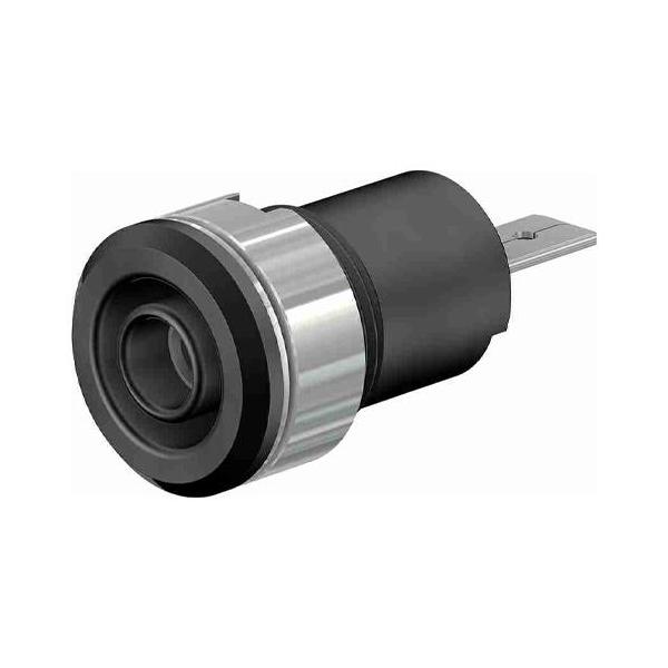 "●定格電流…24A●定格電圧…1000V、CAT III600V、CAT IV●取付穴径(mm)…&amp;phi;12.2●色…黒●適合プラグ…&amp;phi;4mm●適合フラット端子…4.8×0.8mm●ねじ…M12×0.75●材質...