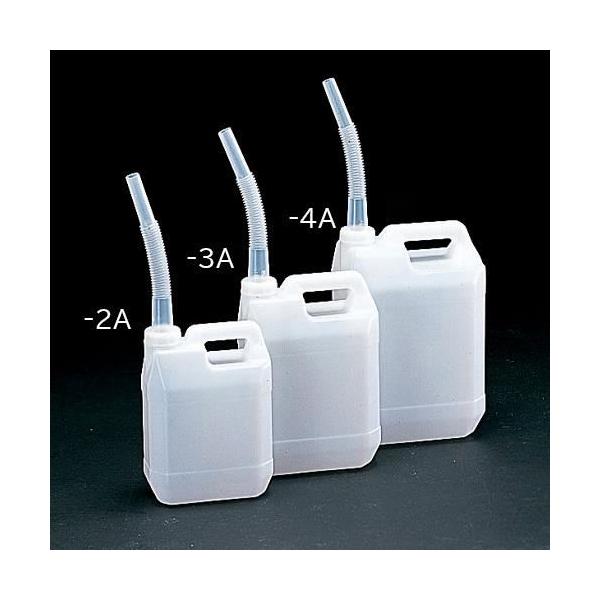 "●容量…5L●サイズ…194×139×288mm●材質…ポリエチレン●ノズル長…225mm●付属品…蓋・中蓋・ノズル・ノズル固定キャップ●アルコール製剤（エタノール製剤）に使用可能●持ち運びがしやすく、原料には再生樹脂は使用していないグレ...