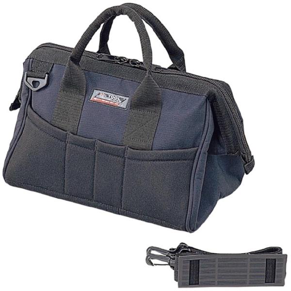 ●奥行(mm)：230●高さ(mm)：230●幅(mm)：330●持ち運びに便利な2WAYショルダー付。●耐久性バツグン。●高品質ポリエステル。●便利なポケット付。●ミスター・ツールバッグ。●大阪デザインセンター選定商品。●フルオープン。●...