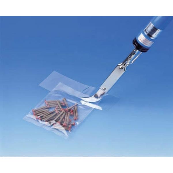 ●プラグ形状：平型プラグ●交換部品：300-H（ヒーター）●消費電力(W)：40●電源(V)：AC100V 50/60Hz●持ち運びに便利で場所を取らないこてタイプの簡易型シーラー機●直線のシール加工、曲線のシール加工が可能。●厚みの合計が...