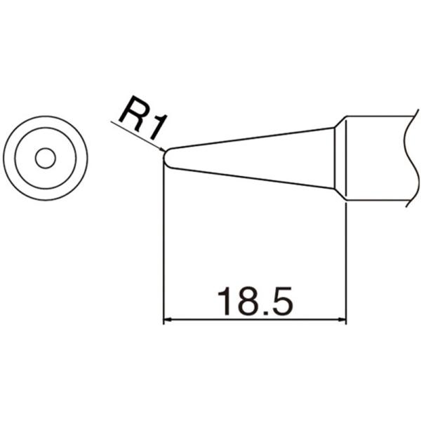 ●適用製品：FX601-01/FX601-03… 工具業界/MRO/はんだ用品/はんだ/はんだこてコテ先…