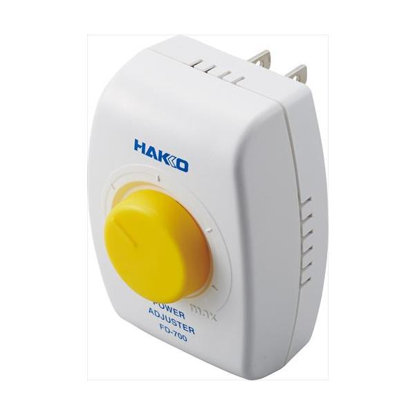 ●電源：AC100V 50/60Hz●設定範囲：電気こて 100〜50% （無段階）●適用電消費電力：電気こて 20〜200W●内蔵電流ヒューズ：3A●外形寸法（mm）：58（W）×84（H）×60（D）●重量（g）：91●作業に応じて電気...