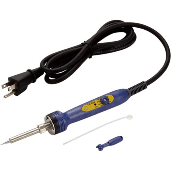 ●消費電力(W)：50●設定温度(℃)：200〜500●電源：AC100V 50/60Hz●付属コテ先：B型 (No.T18-B)●リップル温度：無負荷時±1℃●こて先アース間抵抗：＜2Ω●リーク電圧：＜2mV ●ヒーター：セラミックヒータ...